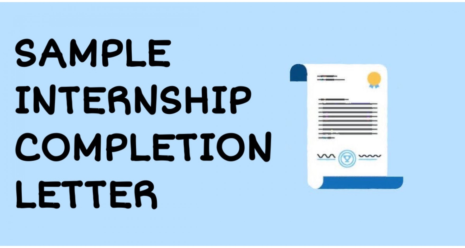 Sample Internship Completion Letter Format – Blogger's Tale